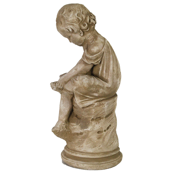 Trojan Boy Concrete Statue - Garden statuary in USA