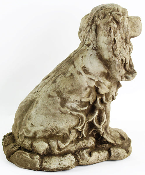 Cocker Spaniel Dog Statue - Home and Garden Cement Statuary - Garden ...