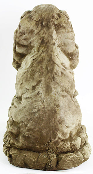 Cocker Spaniel Dog Statue - Home and Garden Cement Statuary - Garden ...