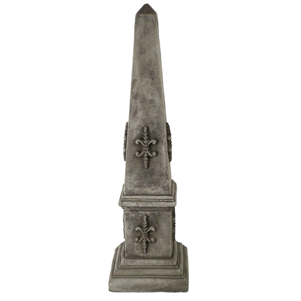 Obelisk Monument Concrete Sculpture - Garden statuary in USA
