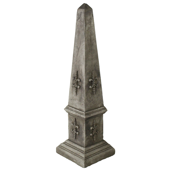 Obelisk Monument Concrete Sculpture - Garden statuary in USA