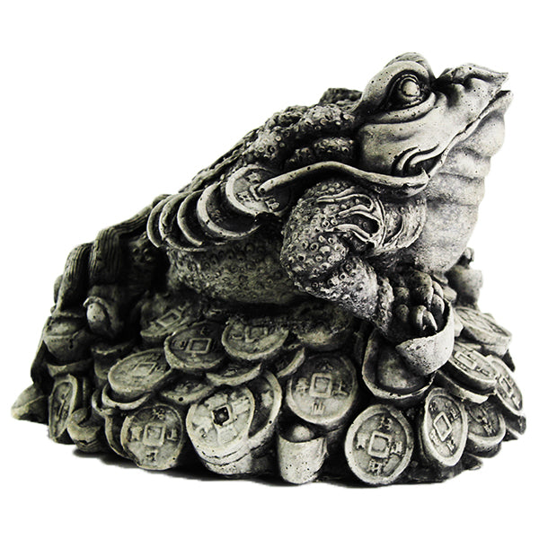 Toad Statue Chan' Chu Figure Home and Garden Feng Shui Money Frogs ...
