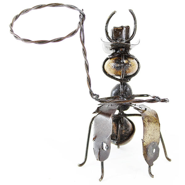 Cowboy Ant Statue Home and Garden Figures - Garden statuary in USA