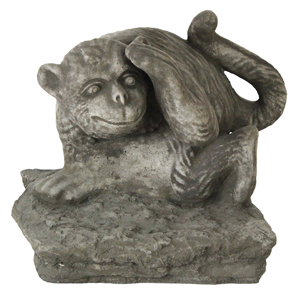 Ed The Monkey Statue Indoor and Outdoor Décor Animal Statuary - Garden ...