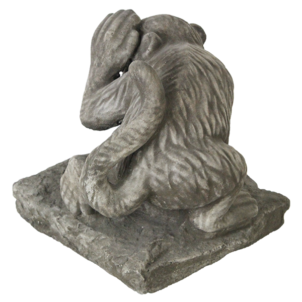 Ed The Monkey Statue Indoor and Outdoor Décor Animal Statuary - Garden ...