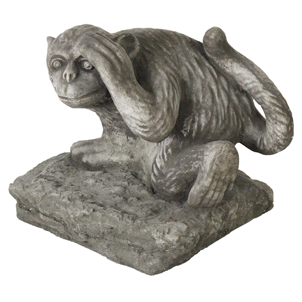 Ed The Monkey Statue Indoor and Outdoor Décor Animal Statuary - Garden ...