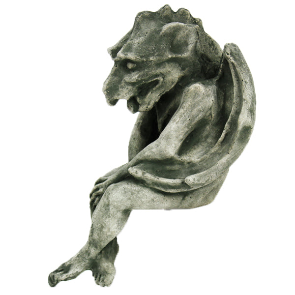 Sitting Gargoyle Home and Garden French Gothic Statues-Cement Statuary ...