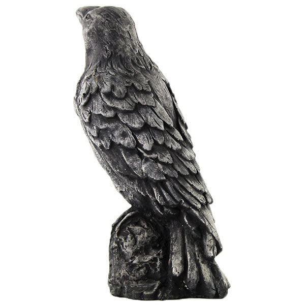 Raven-Bird Garden Statue - Garden statuary in USA
