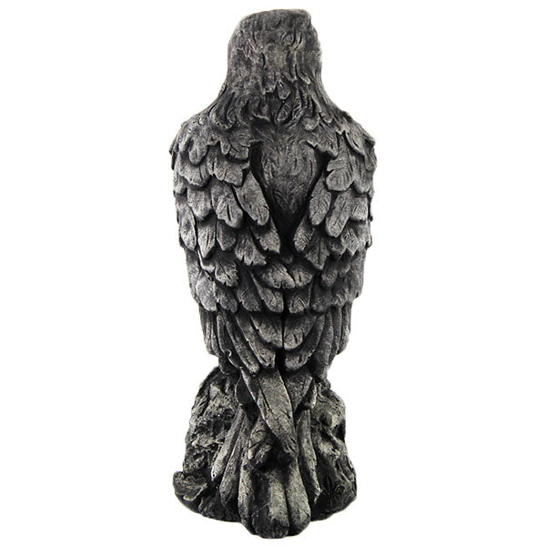 Raven-Bird Garden Statue - Garden statuary in USA